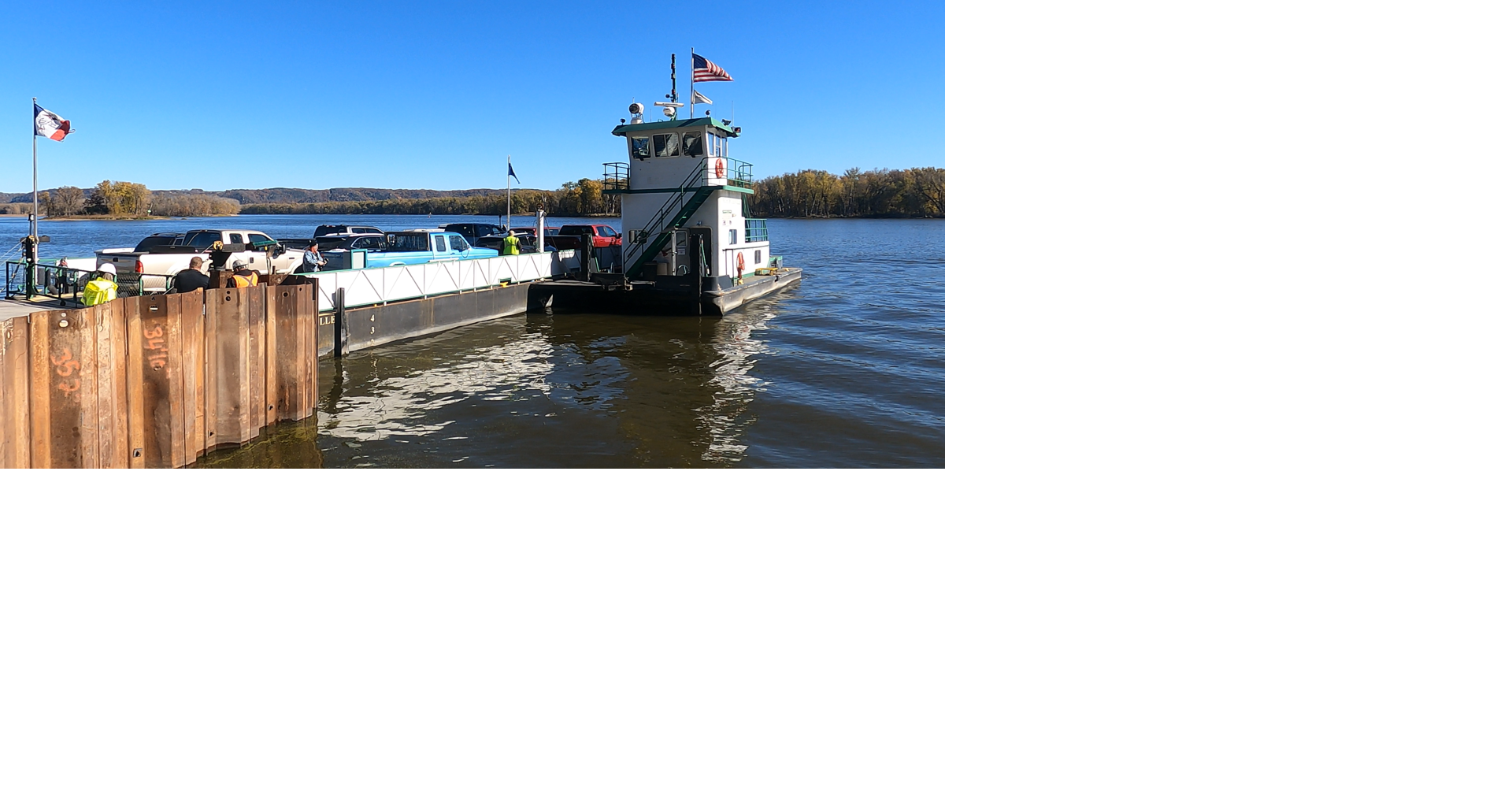 Cassville car ferry begins service between Crawford County and Lansing ...