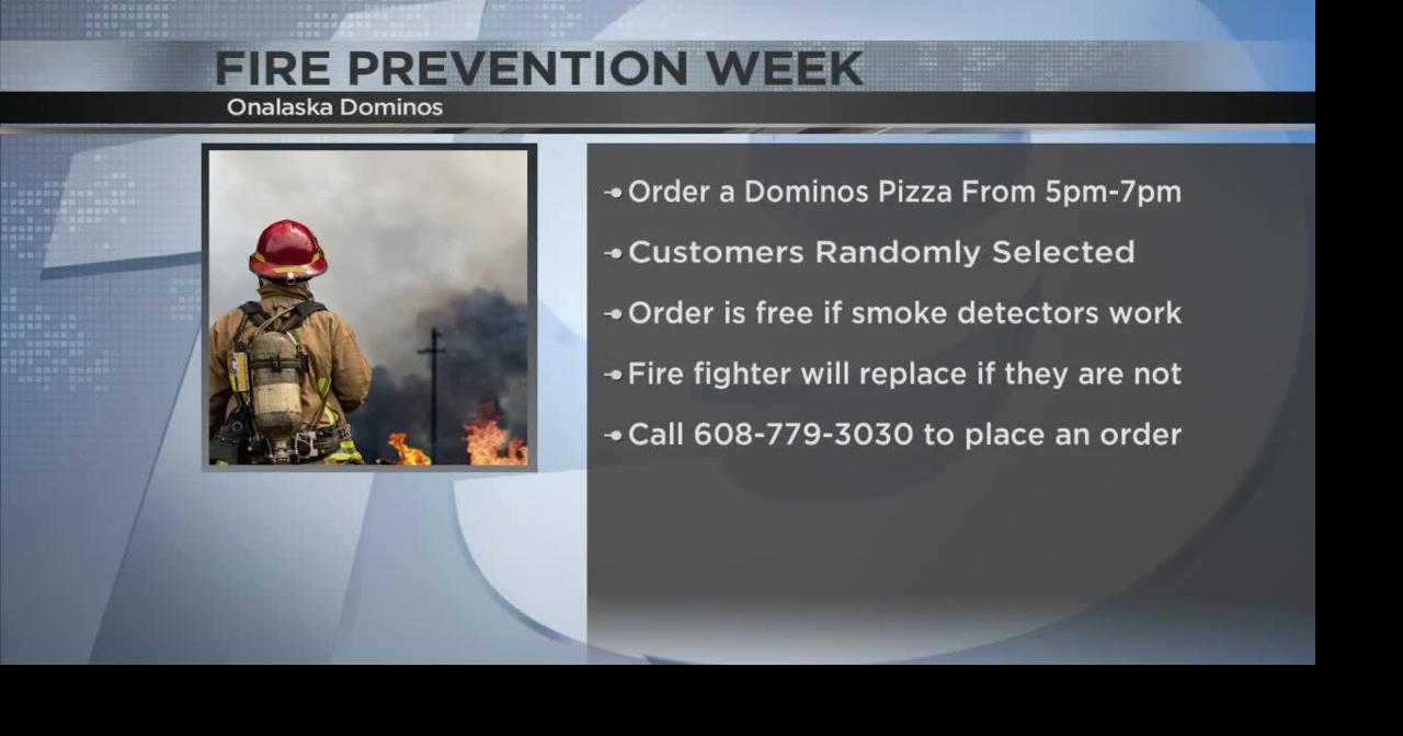 Dominos is doing it's part to promote fire safety | Video | wxow.com