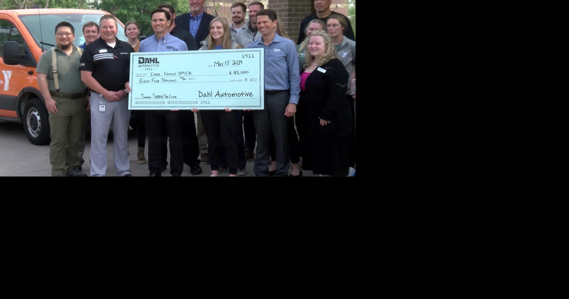 Dahl Automotive donates $45,000 to YMCA | News | wxow.com