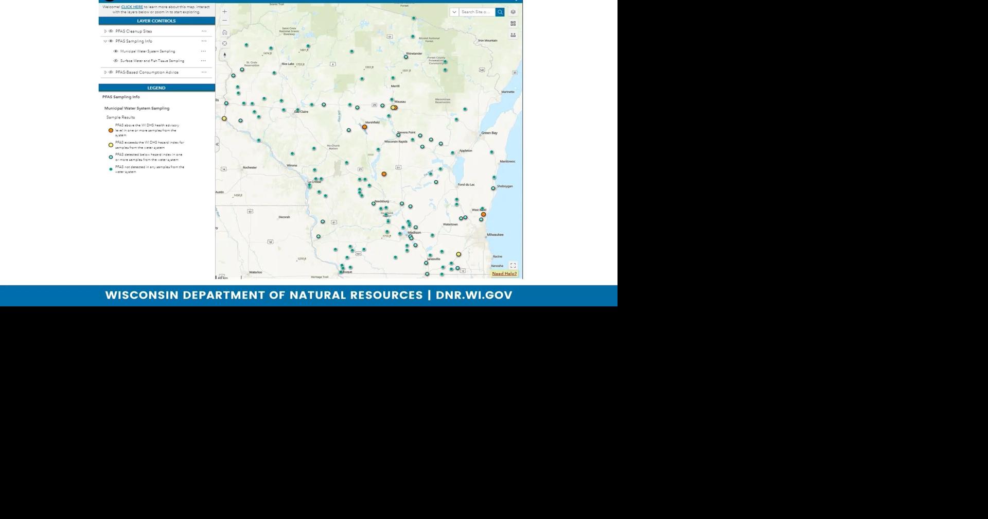 WI DNR unveils interactive PFAS database | Health | wxow.com