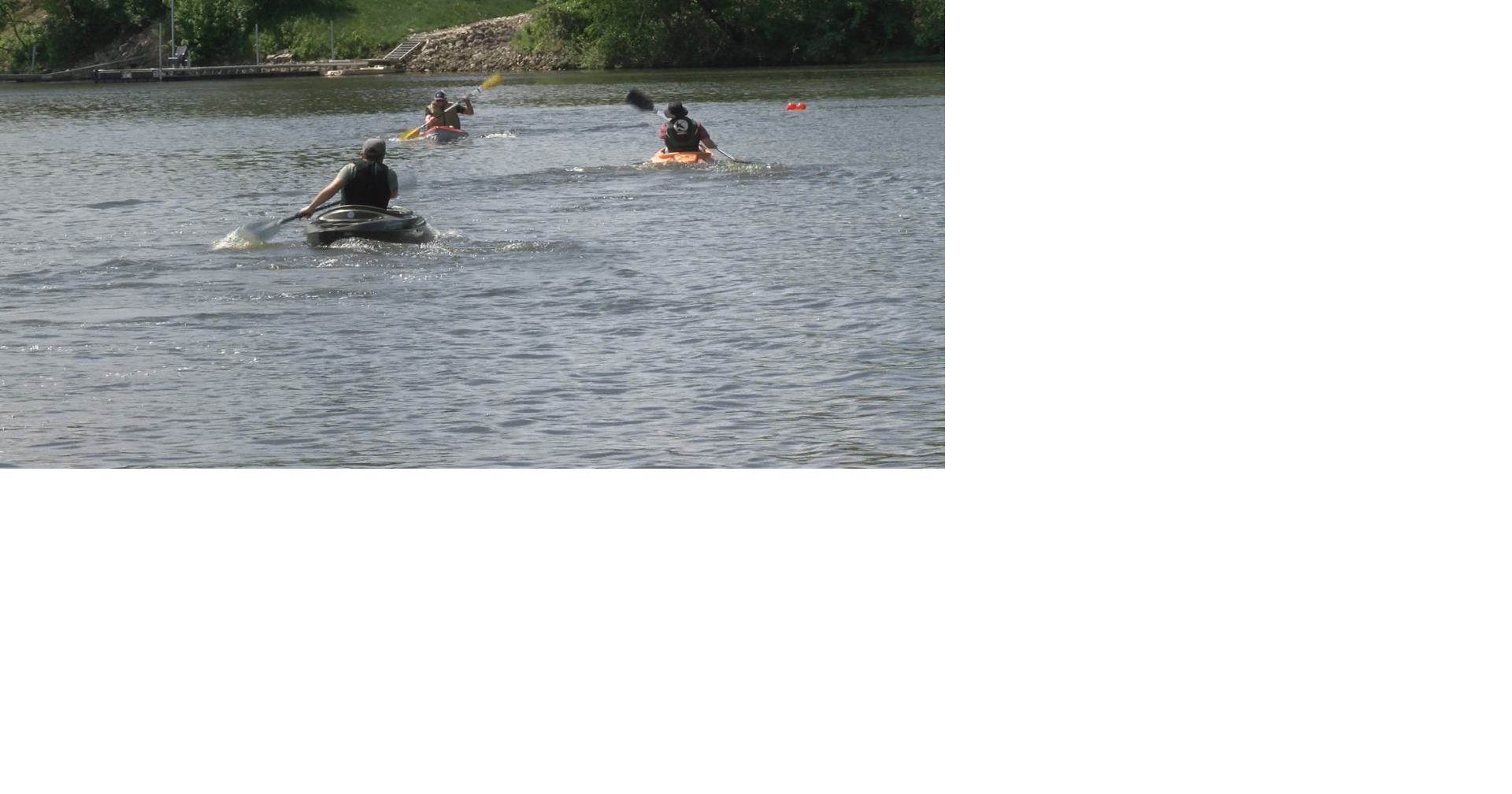 Fishing tournament and kayak relay race assist in Lake Neshonoc ...
