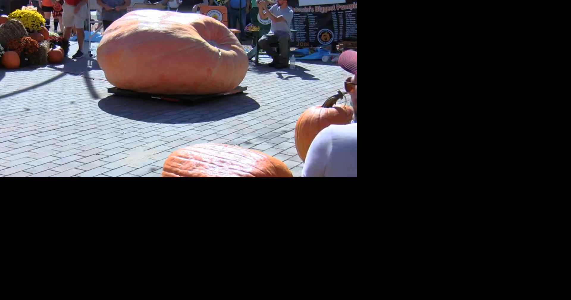 State record pumpkin breaks scales at the Ginormous Pumpkin Fest | News ...