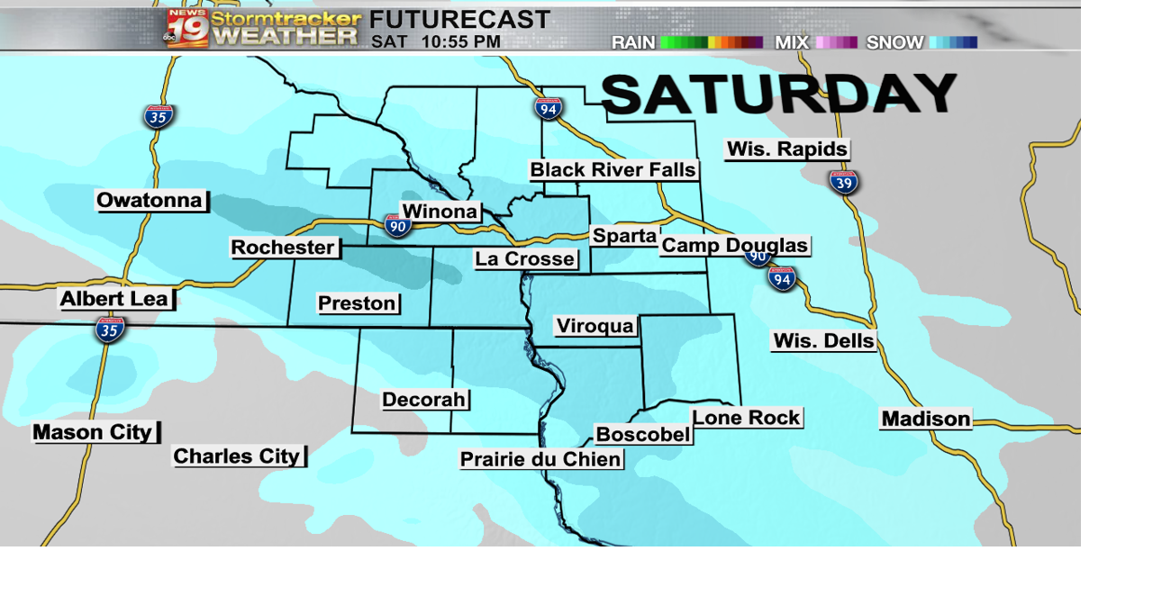 A slippery start to Friday ahead of more weekend snow | 19 Storm Track ...