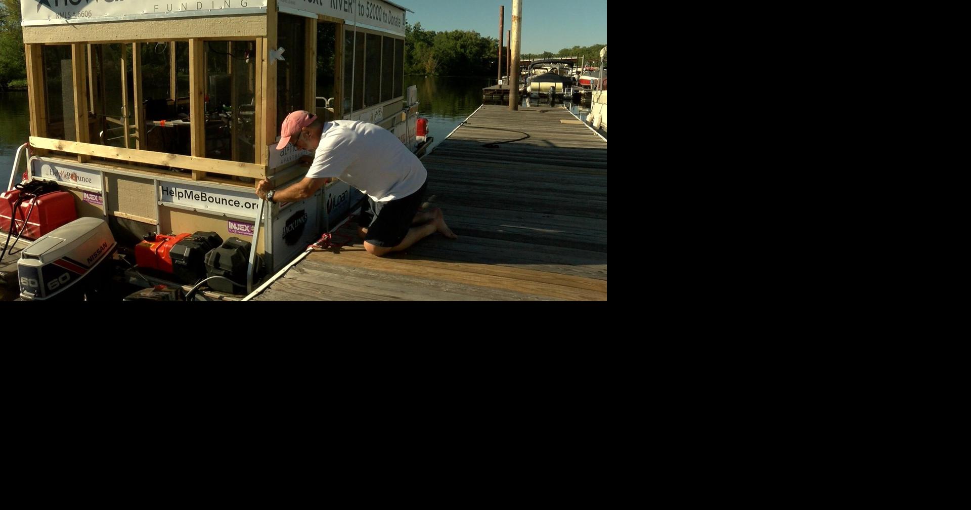 MN man traveling 1,700 miles down Mississippi River on homemade raft ...