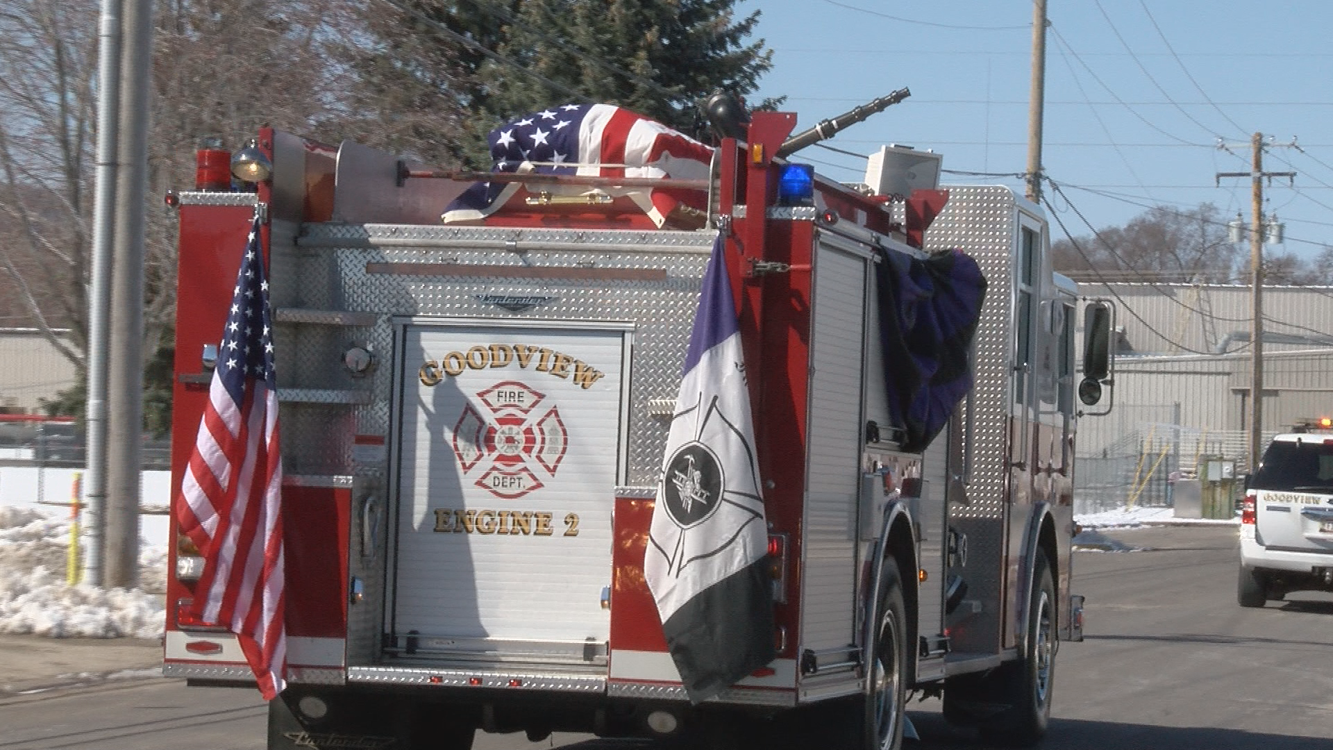 Community and family remembers Goodview MN Fire Chief | News | wxow.com