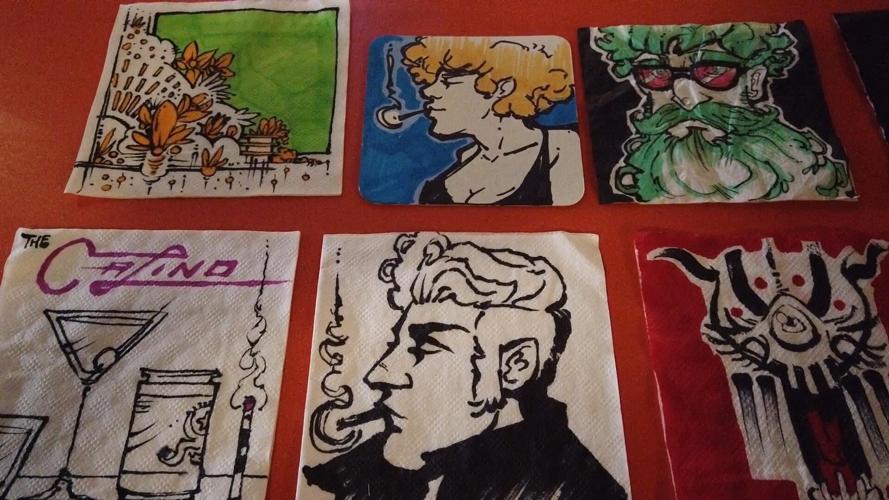 how to draw napkin man