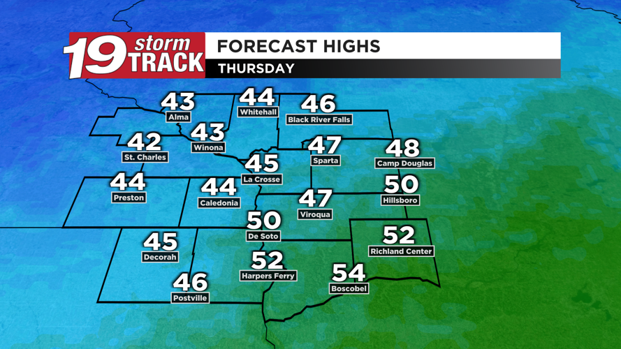 Warm and windy today with some precipitation chances; next system to ...