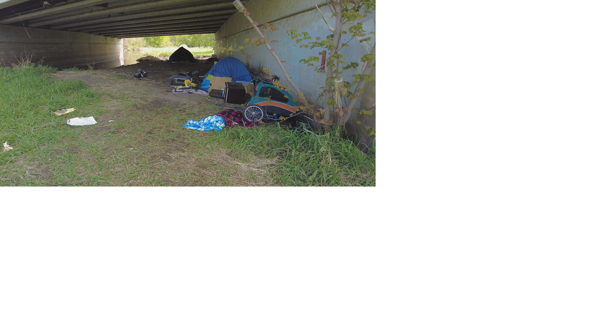 Nowhere to go, no rules applied, homeless people camp in marsh | News ...