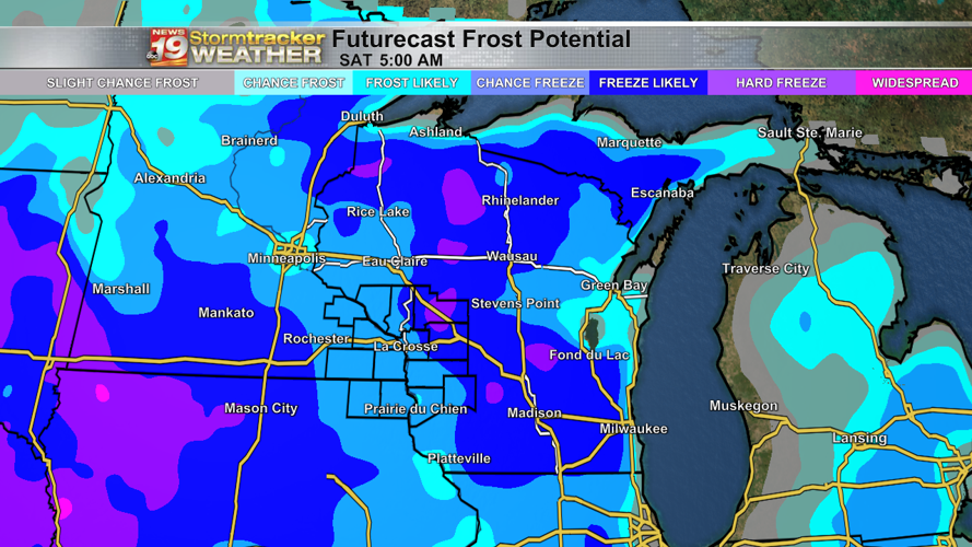 Freeze Warnings and wind chills in the 20s heading into the weekend ...