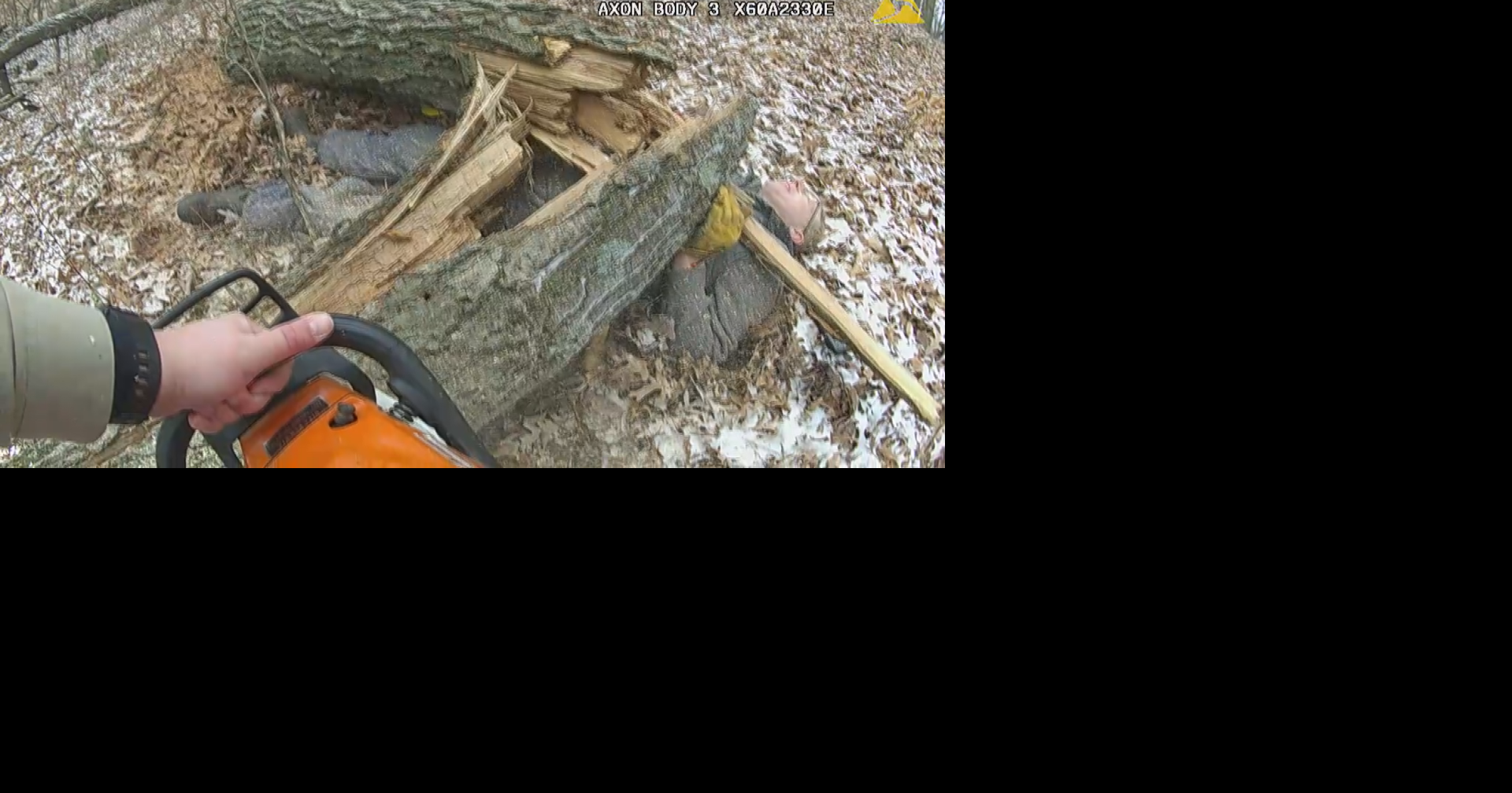 Rural Mondovi man shares miracle rescue after tree cutting accident ...