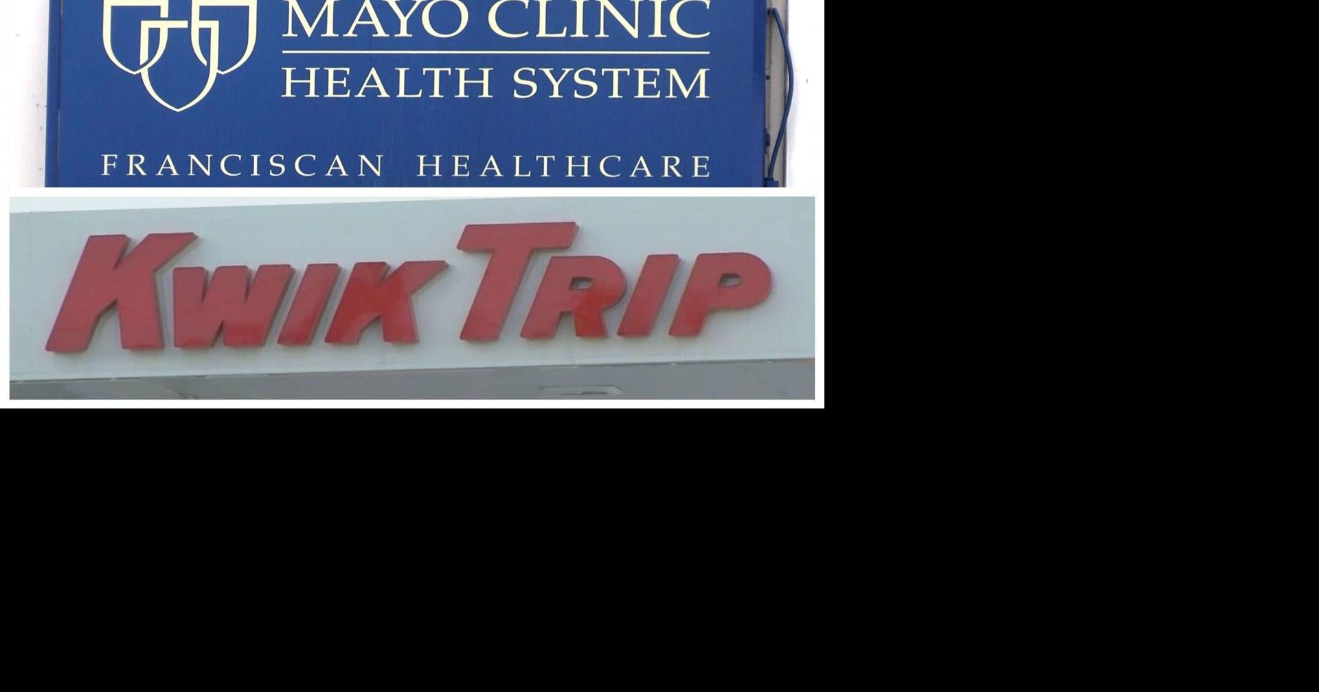 Mayo Clinic, Kwik Trip named top 2 Wisconsin employers | News | wxow.com