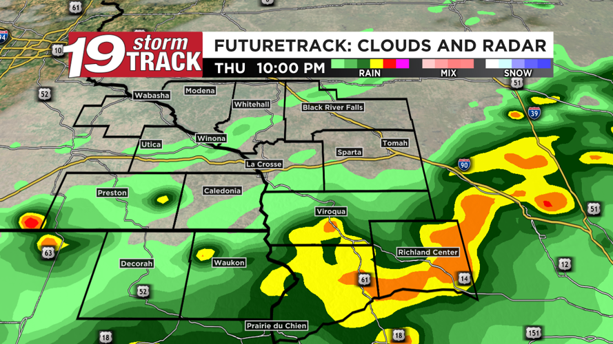 Showers and thunderstorms possible on Thursday and Friday | Top Stories ...