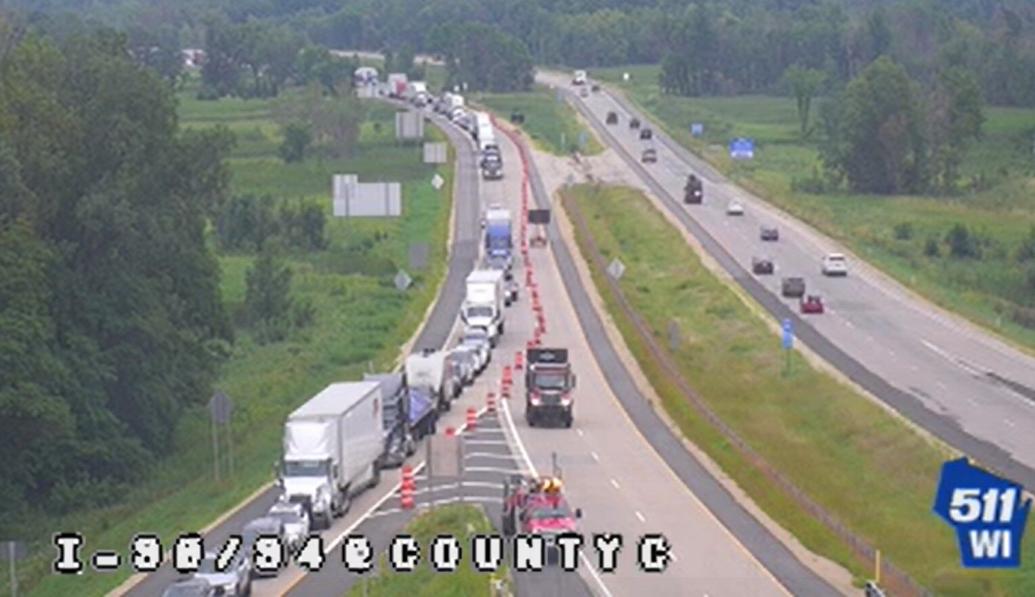 UPDATE: I-90/94 westbound reopened after semi crash cleared | News ...