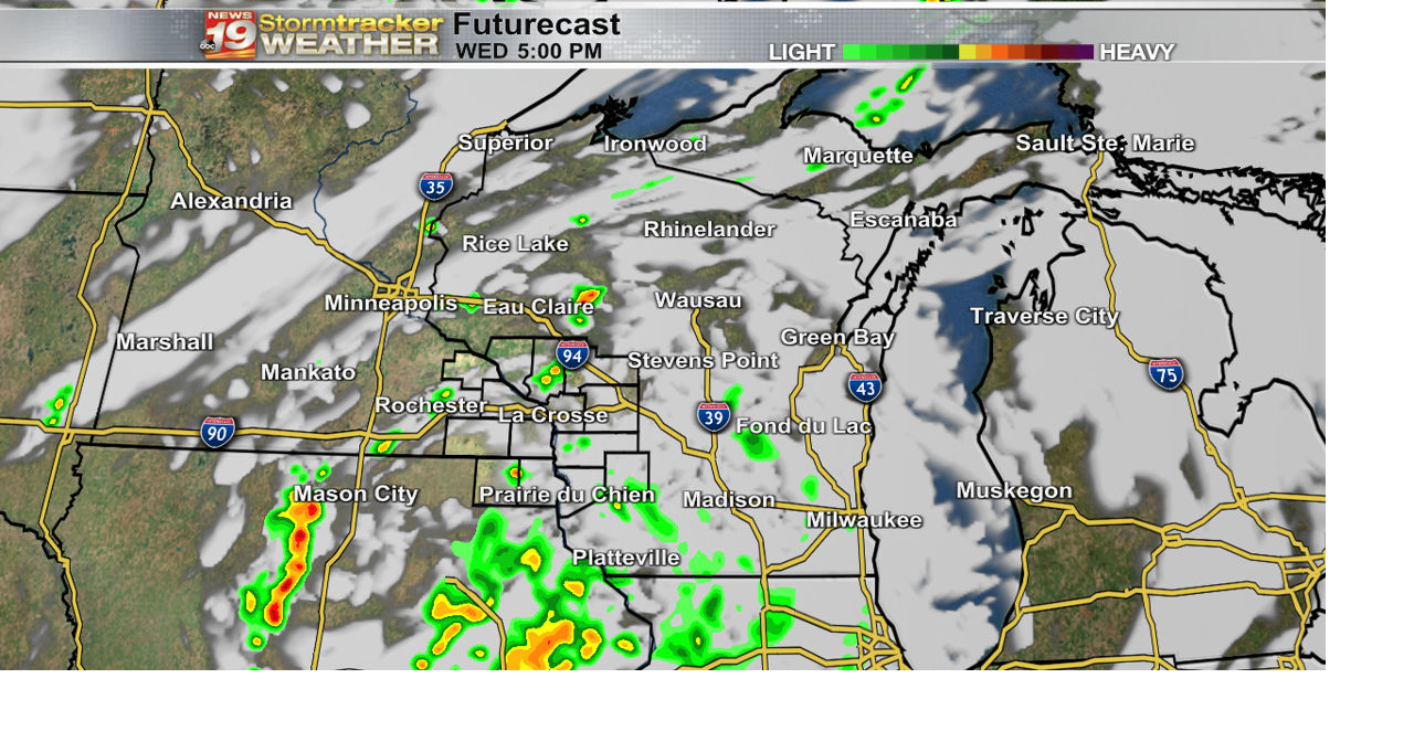 Few slight chances of rain won't bring much help for dry conditions ...