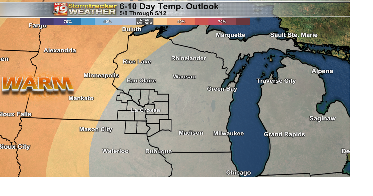 The first week of May brings clouds, rain chances and slightly warmer ...