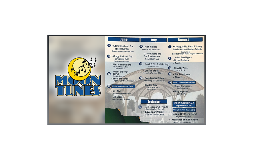 Lineup set for 2024 Moon Tunes season | Top Stories | wxow.com