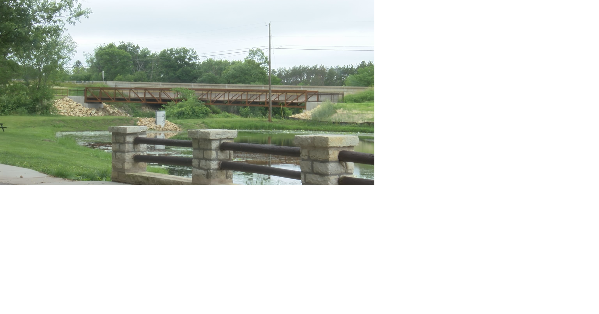 New bike and pedestrian bridge opens in West Salem | News | wxow.com