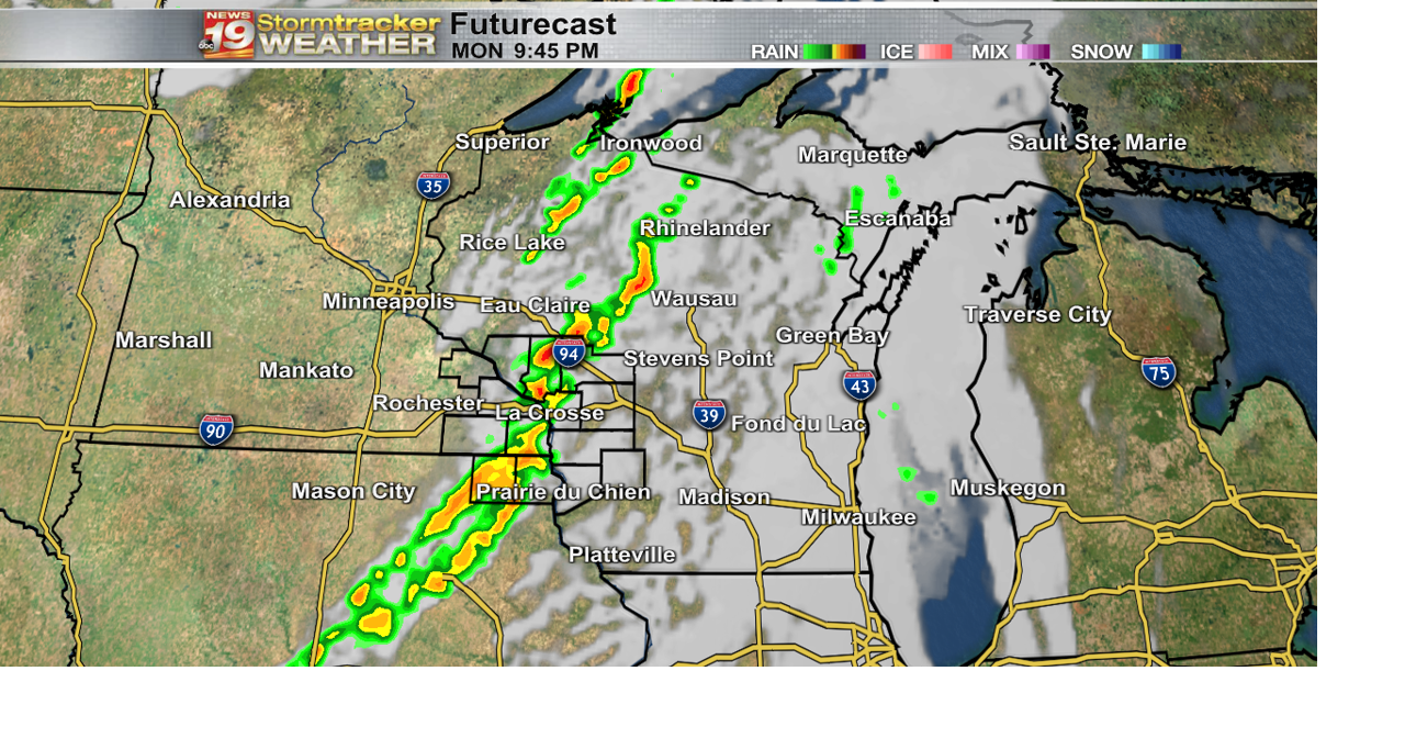 Strong to severe storms possible Monday | 19 Storm Track Weather | wxow.com
