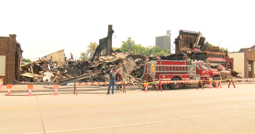 Locals react to fire that destroyed businesses | News | wxow.com