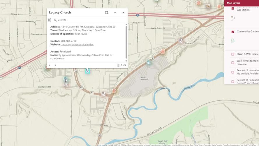 La Crosse County rolls out interactive map to connect residents with ...