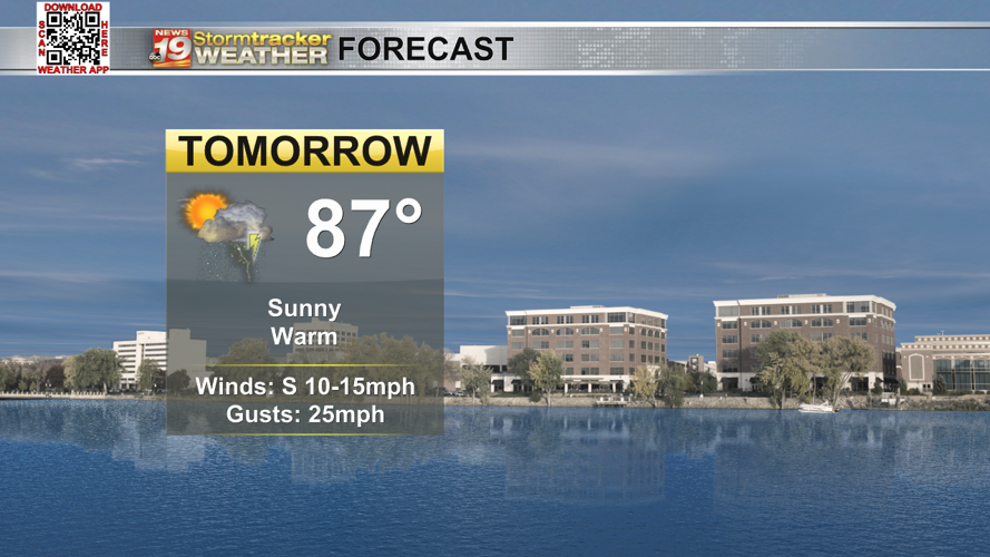 A warm weekend forecast with chances of storms for Saturday. | 19 Storm ...