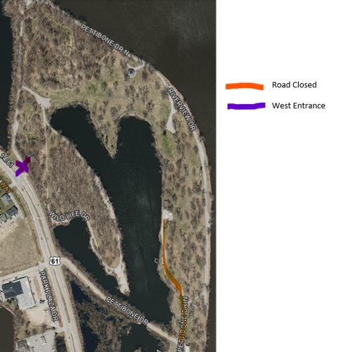 Pettibone Dr N within Pettibone Park closed until further notice for ...