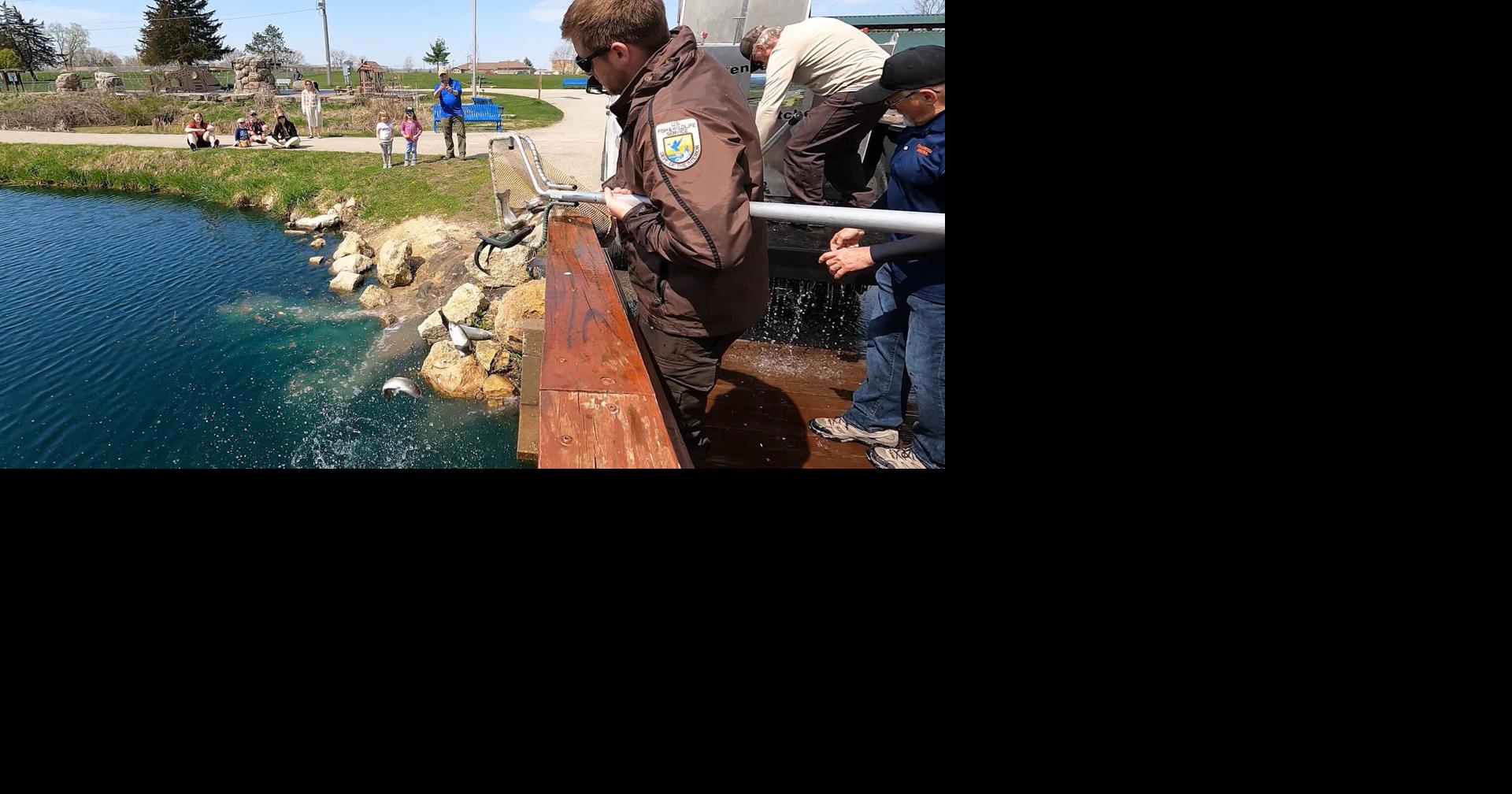 Chad Erickson Memorial Park stocked with 500 rainbow trout | News ...