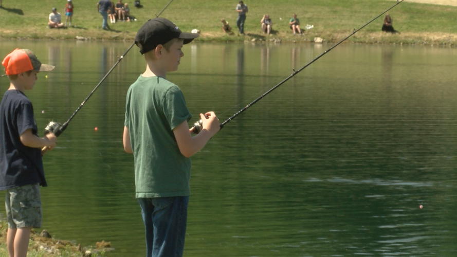 300 kids take part in the 19th annual Kids Fishing Event | News | wxow.com