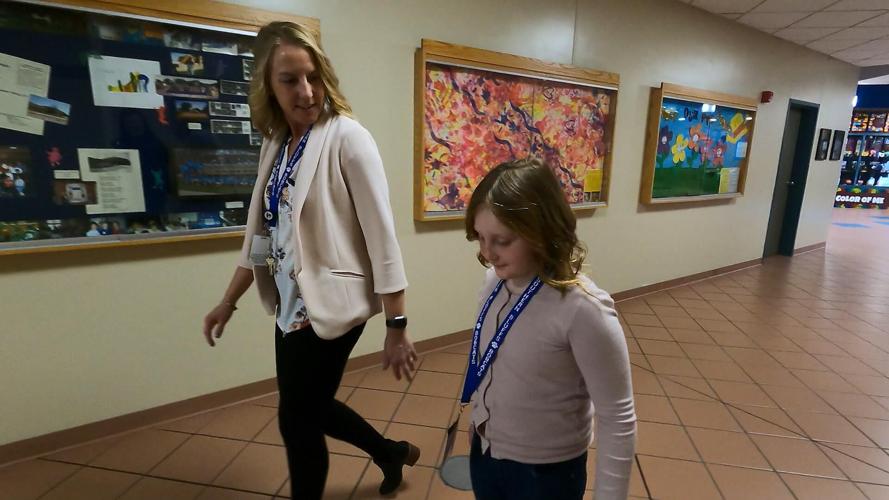 A fun day at Southern Bluffs Elementary as a second grader takes on the ...