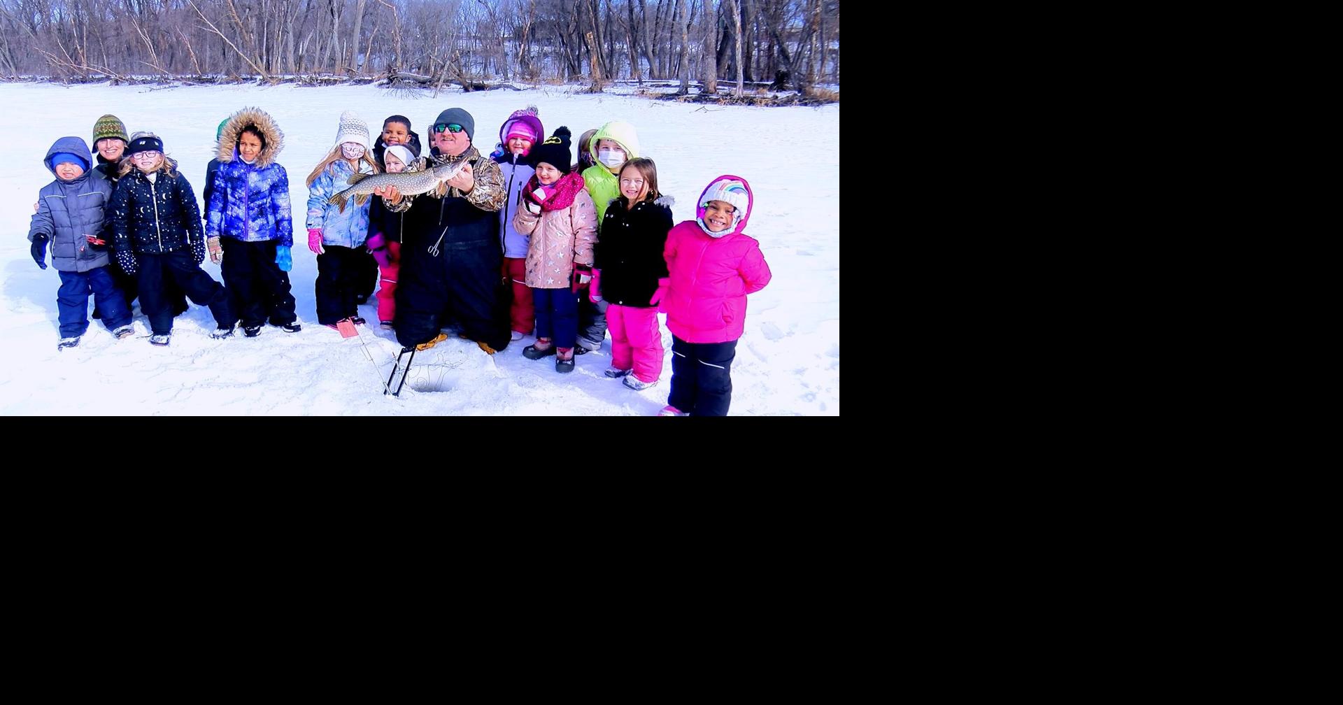 Summit Environmental School teaching students ice fishing | Outdoors ...