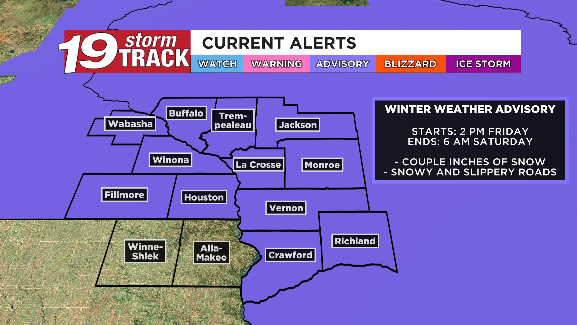 Winter Weather Advisories are in place as accumulating snowfall is ...