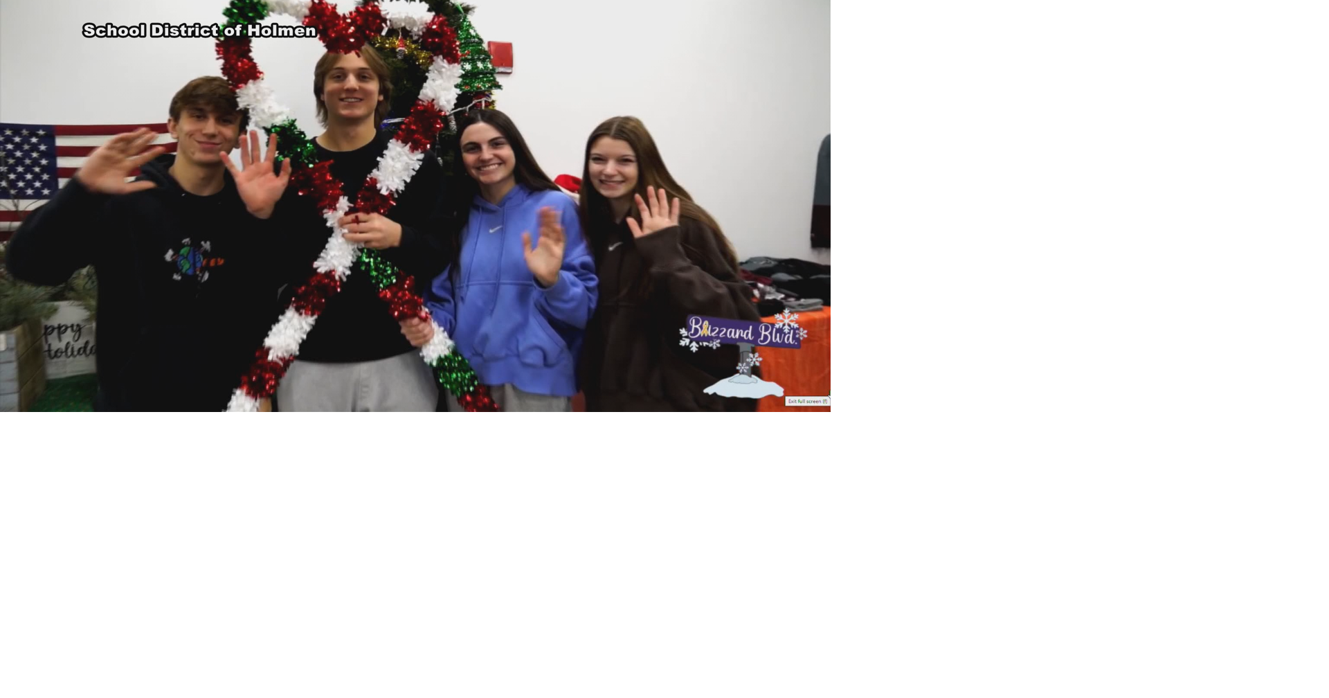Holmen students hope to help with your holiday shopping | News | wxow.com