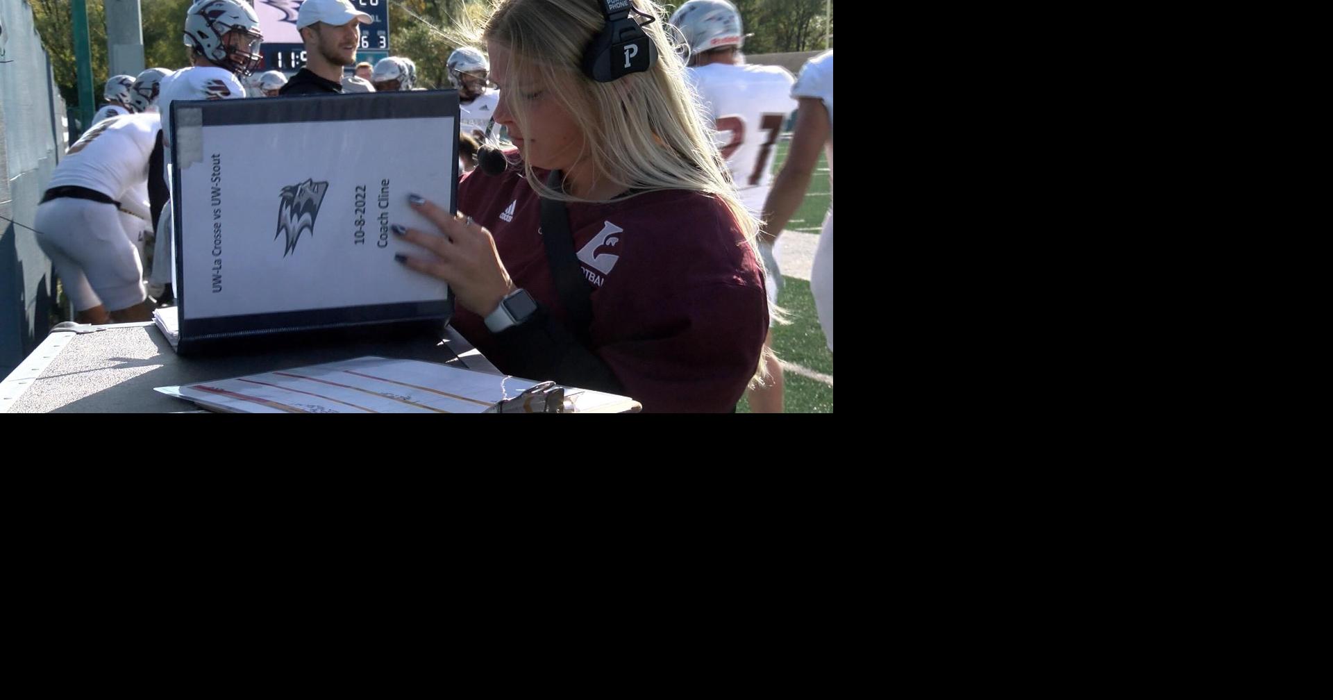 Female coach Kelly Cline helping UW-L football team fly this season ...