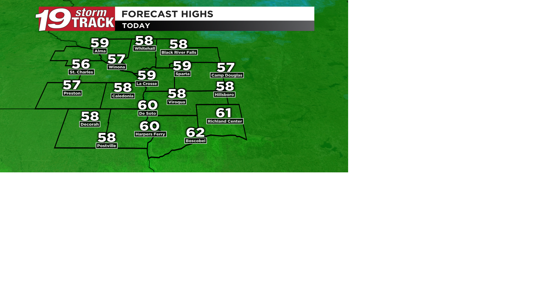 Sunny and seasonably warm to begin the week... but winds will be on the ...