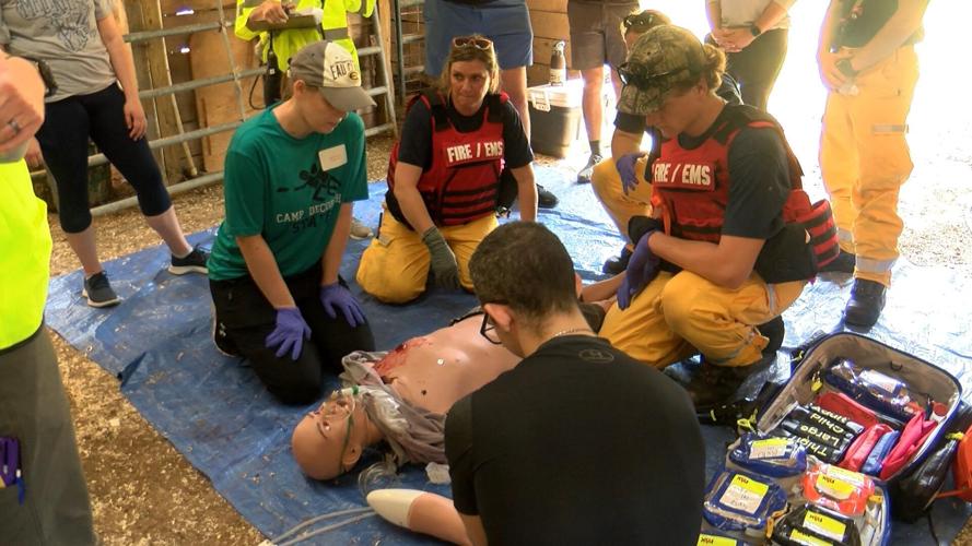 First responders sharpen skills in rural accident simulation drill ...