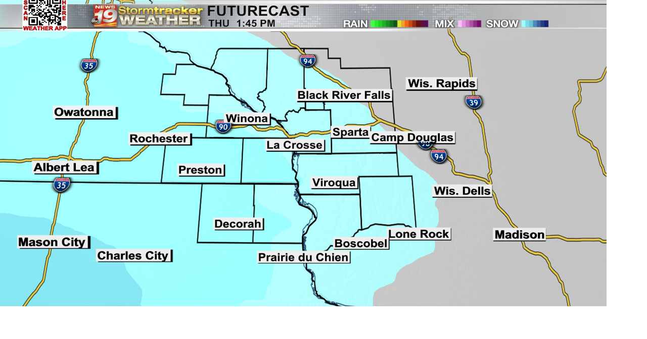 Barely reaching double digit highs on Wednesday, then a small chance of ...