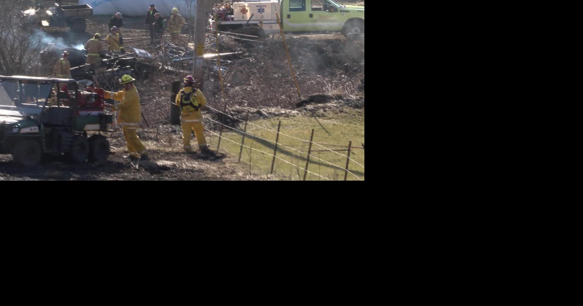 Multiple fire departments respond to grass fire near Coon Valley | Top ...