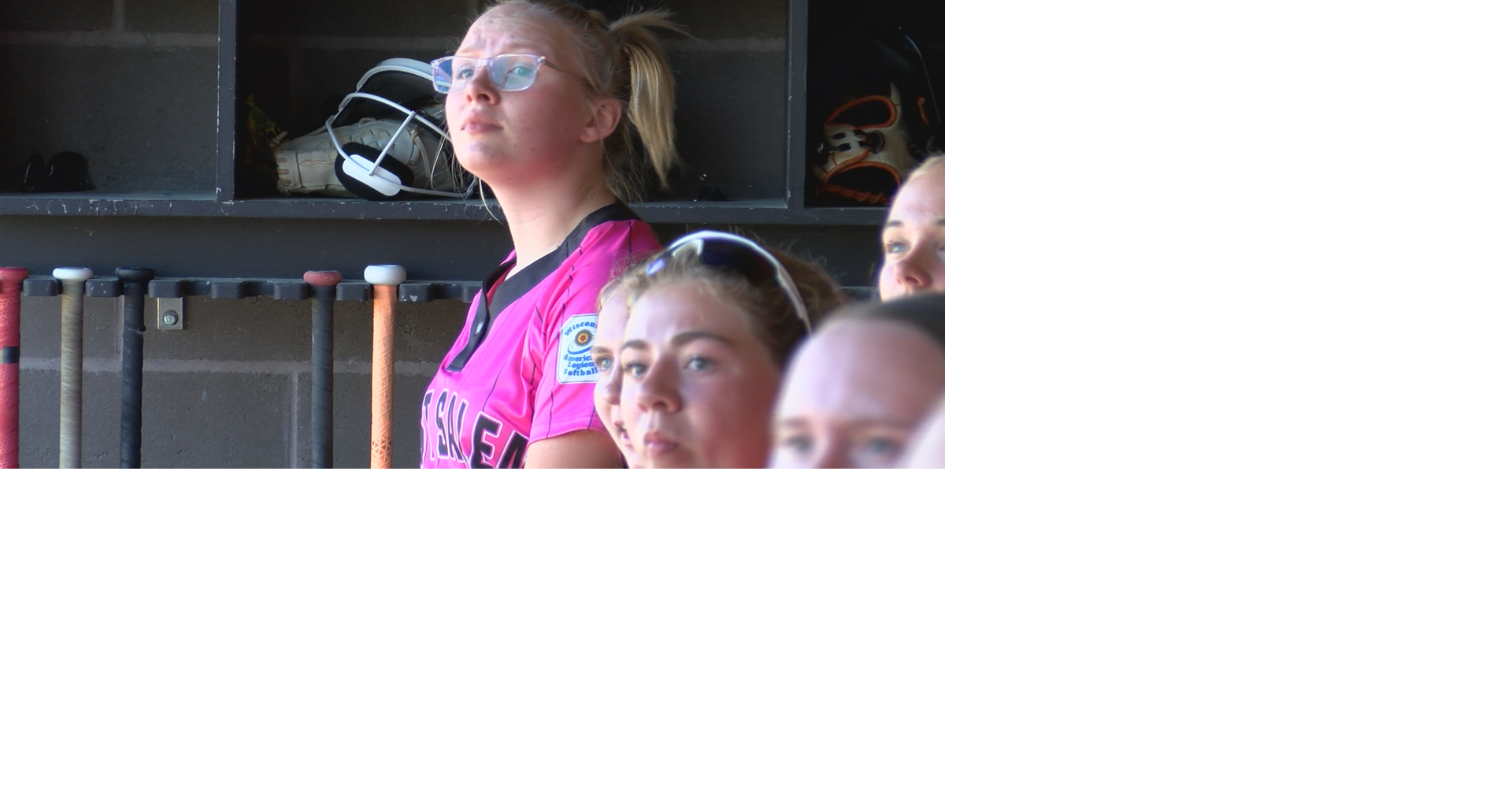 Softball player in her first game since car accident left her with ...