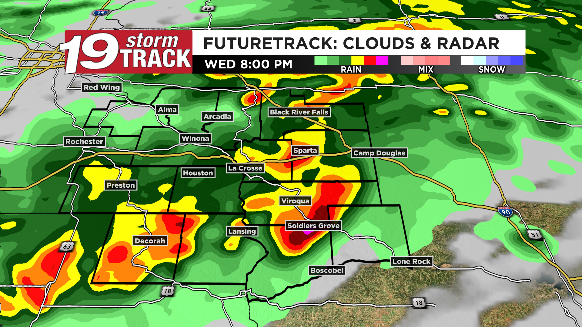 Next two days to feature periods of rain and storms (some of which may ...
