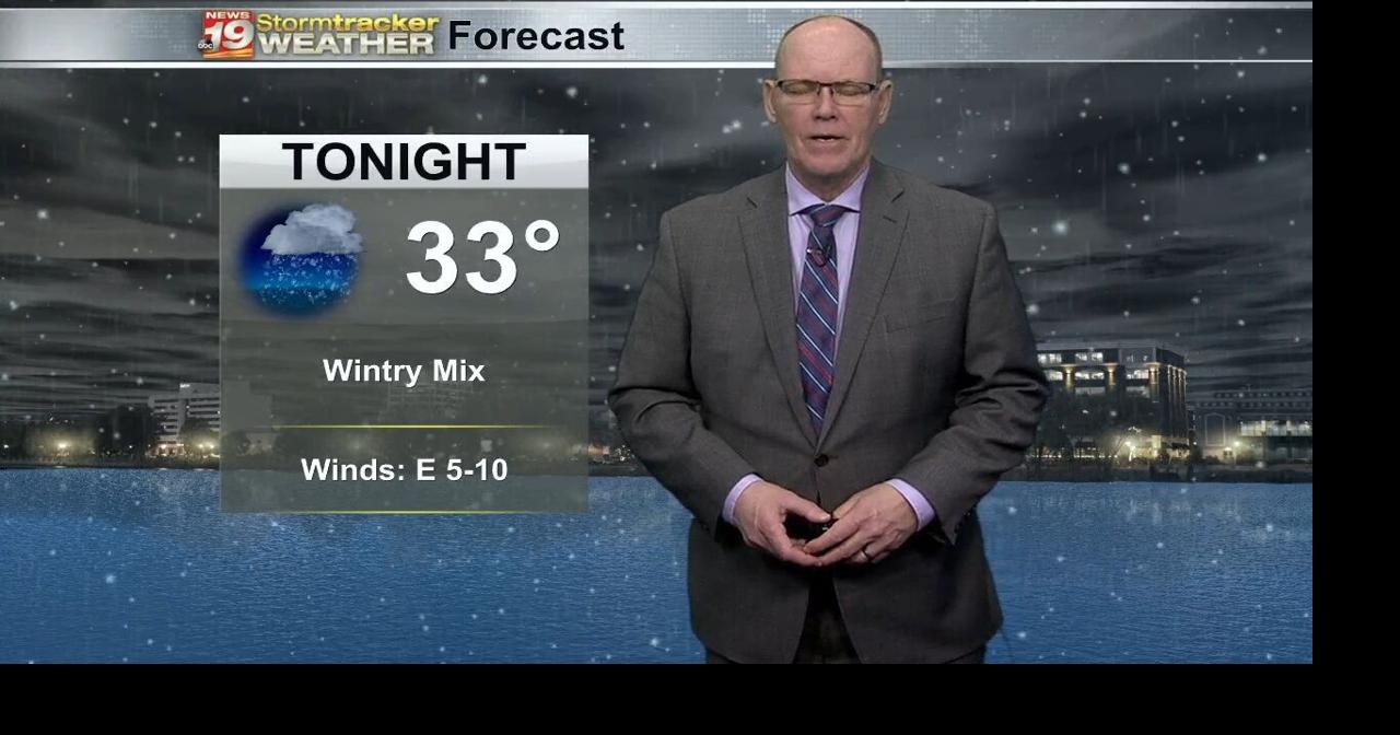 Weak storm system tonight and tomorrow | 19 Storm Track Weather | wxow.com