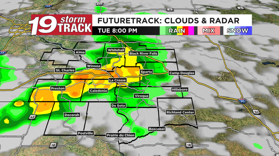 Chances for showers and thunderstorms return to the forecast later ...