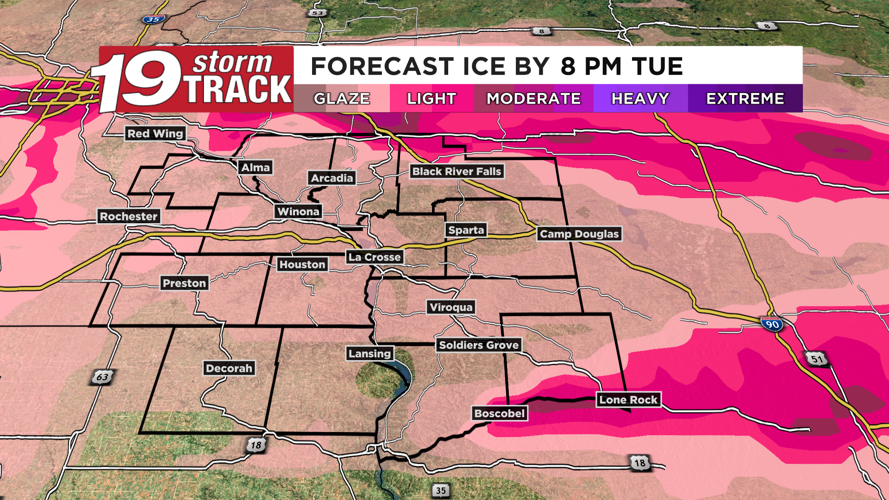 Cloudy and mild today but tracking some rain and freezing rain later tonight into Tuesday ...