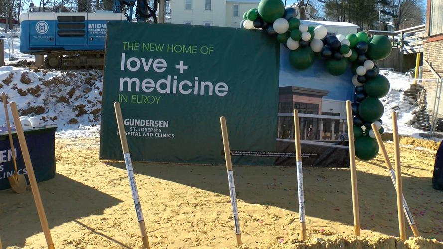 Elroy celebrates the groundbreaking of a Gundersen clinic | News | wxow.com