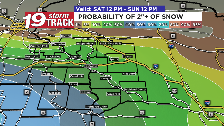 Snow chances Friday with possible freezing drizzle; Another round of ...