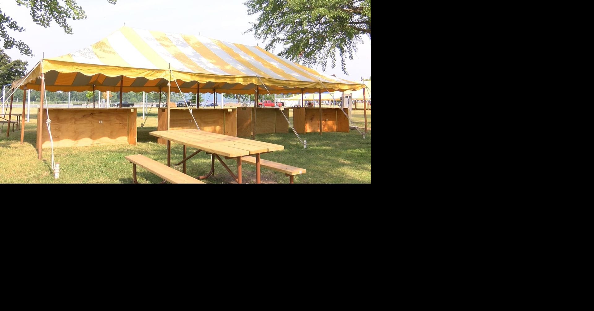 Riverfest setup underway at Riverside Park | News | wxow.com