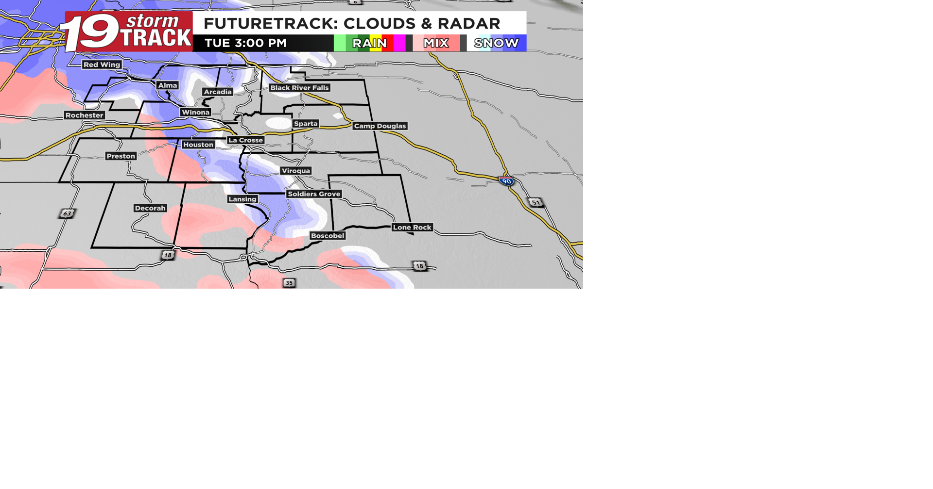 Tracking a strong clipper set to bring a mixture of rain, snow and ...