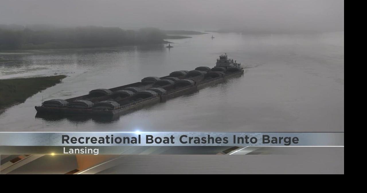 Fog possible contributing factor in boat colliding with barge | Video ...