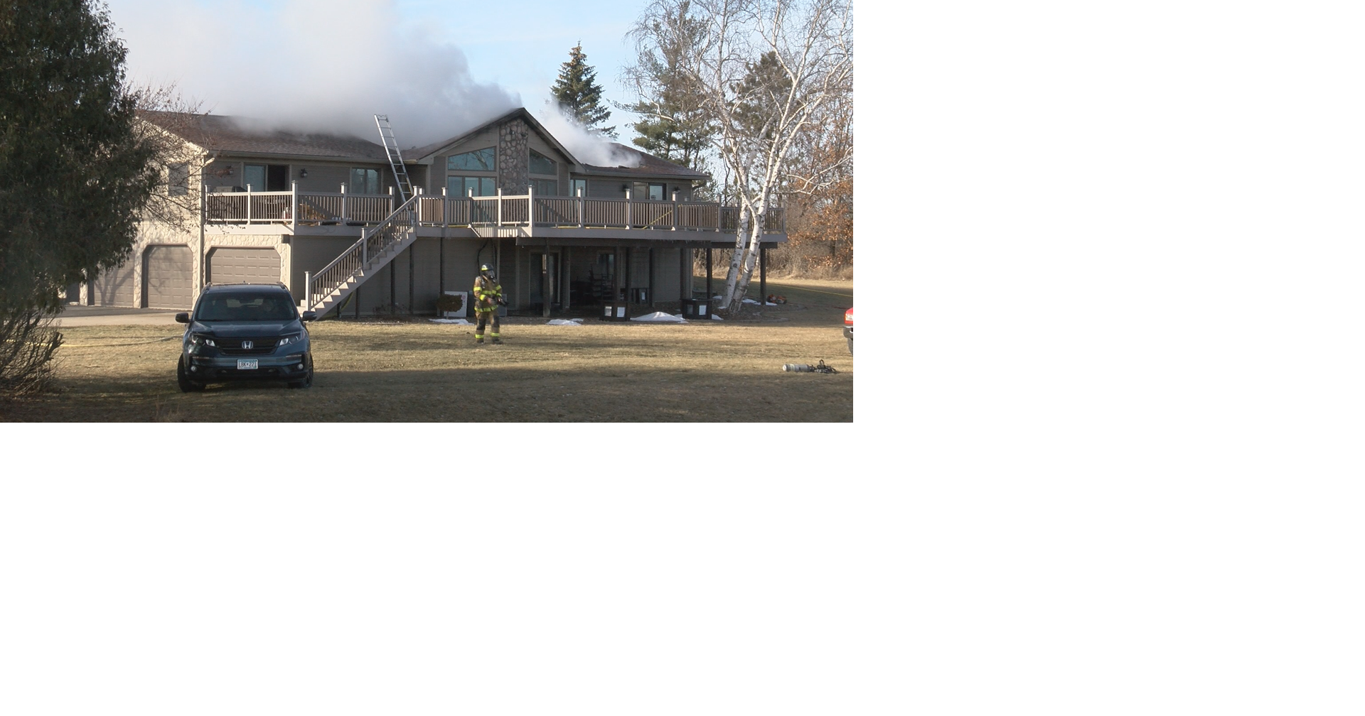 Four area fire departments respond to La Crescent area house fire ...