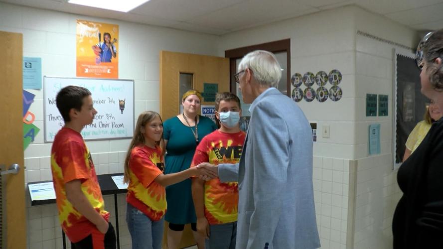 Governor Evers visits Tomah schools | Top Stories | wxow.com
