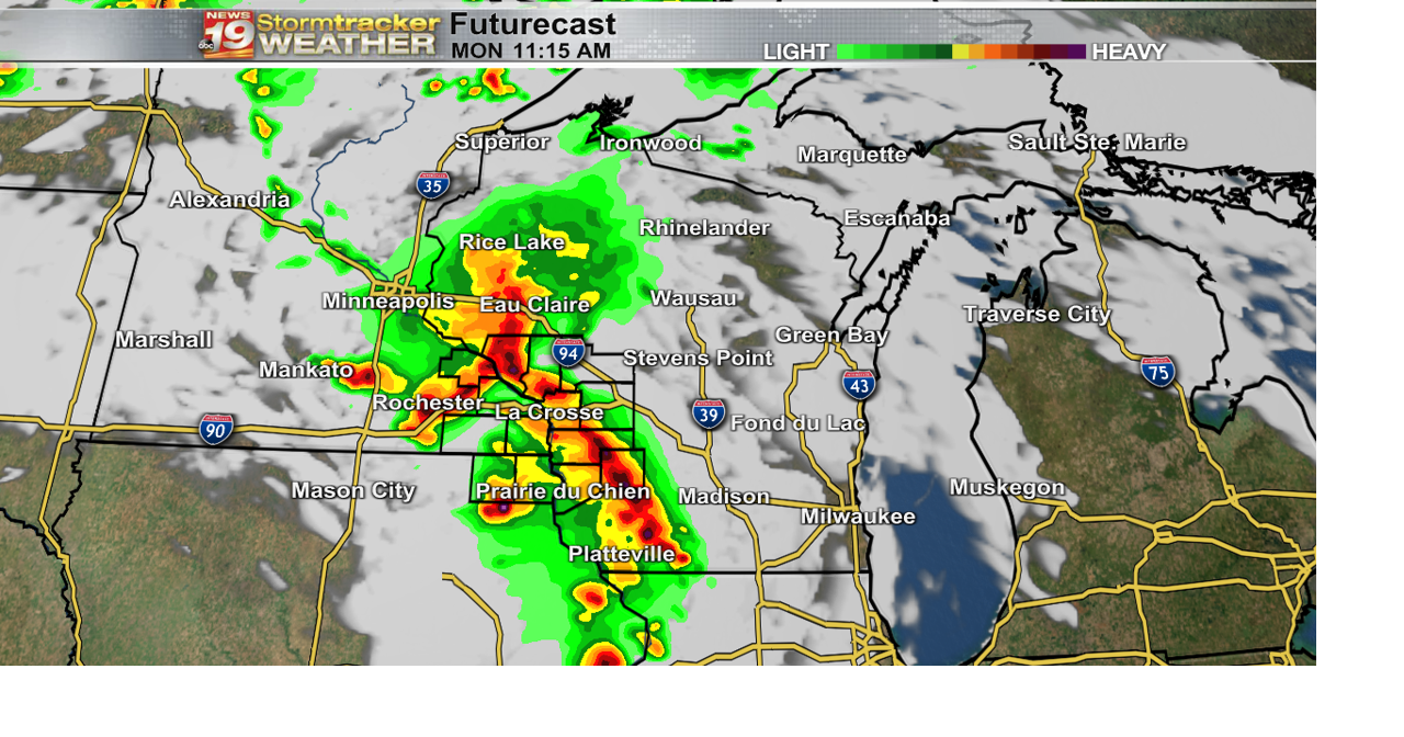 Possible strong to severe storms Monday will usher in a hot and humid ...
